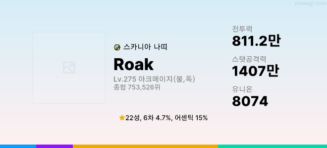 Roak - 메애기 검색 | 메이플 캐릭터 정보를 한눈에